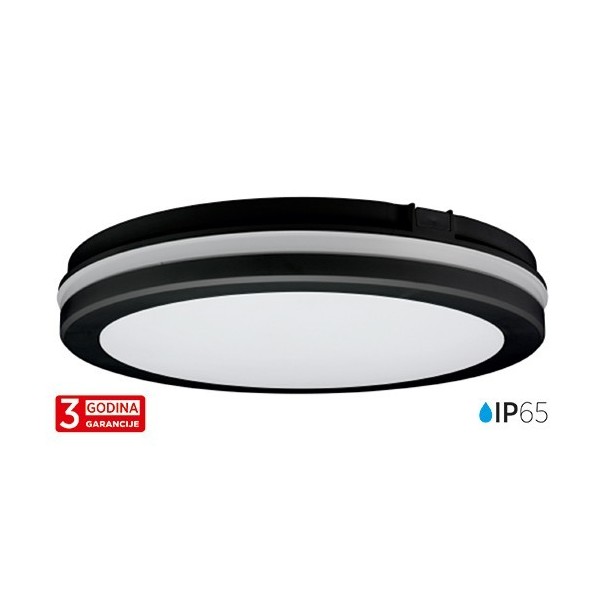 LED plafonjera M205703-C 30W 3000~6500K IP65 crna