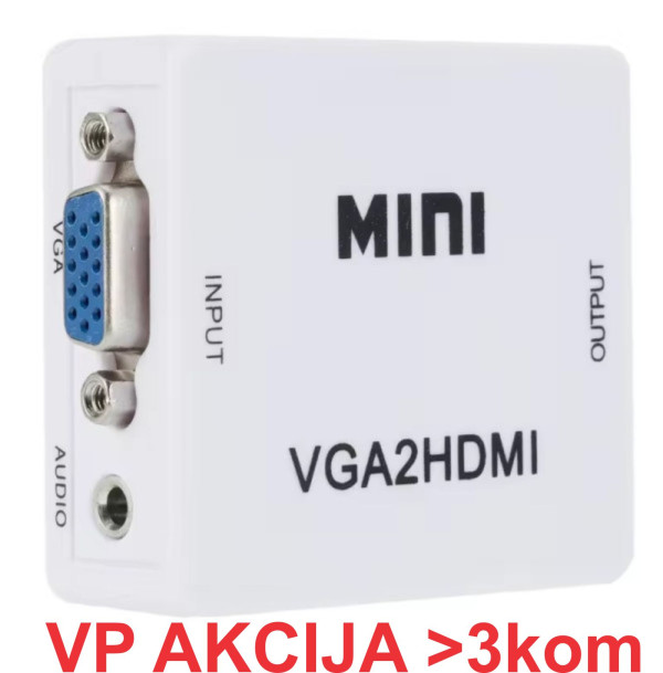 A-VGA-HDMI-Mini ** Gembird input VGA to HDMI (902) (289)