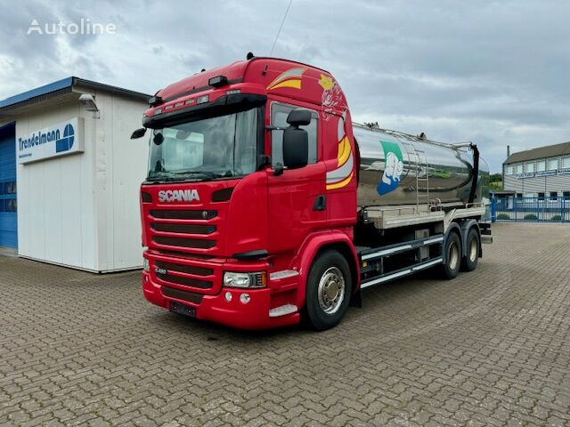 Scania G 490 195.900 km Tank-Wasser-Tierfutter mit Spindel-Hydraulik autocisterna