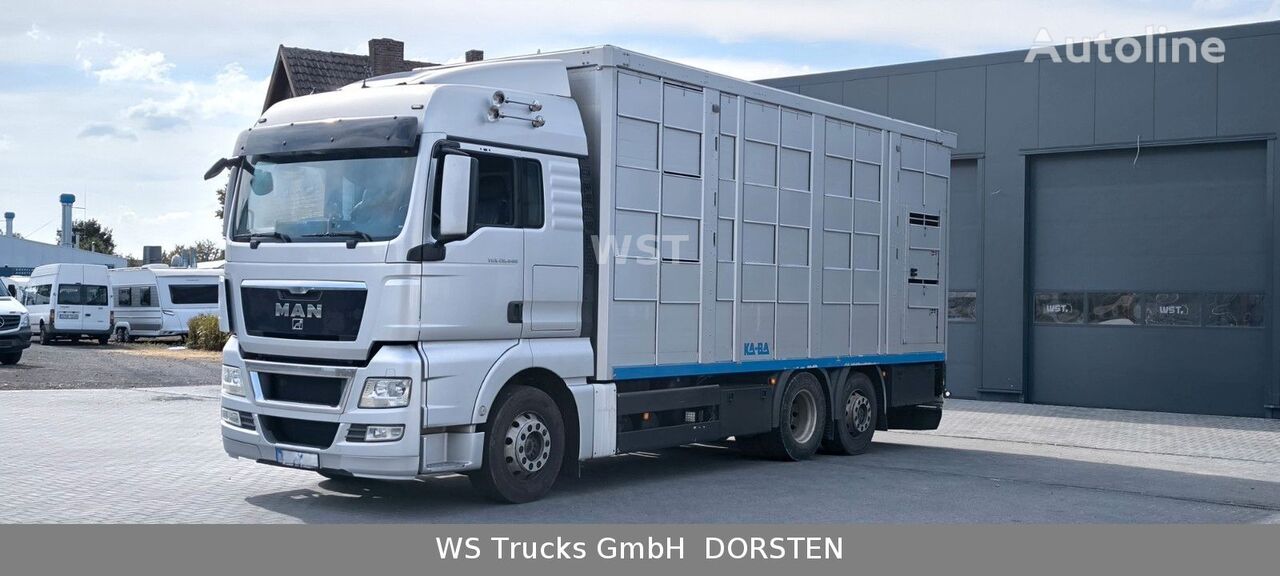 MAN TGX 26.440 FG KaBa 3 Stock Hubdach kamion za prevoz stoke