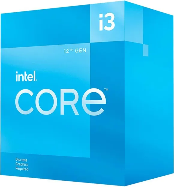 Intel Core i3-12100F, 4C/8T, 3,3 GHz - 4,3 GHz, Box