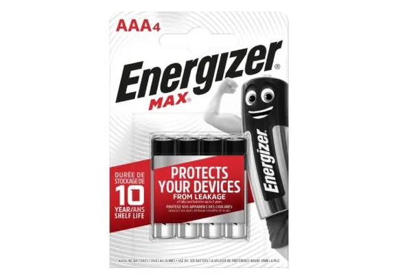 Energizer Alkalne baterije MAX AAA - 4 komada