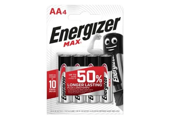 Energizer Alkalne baterije MAX AA - 4 komada