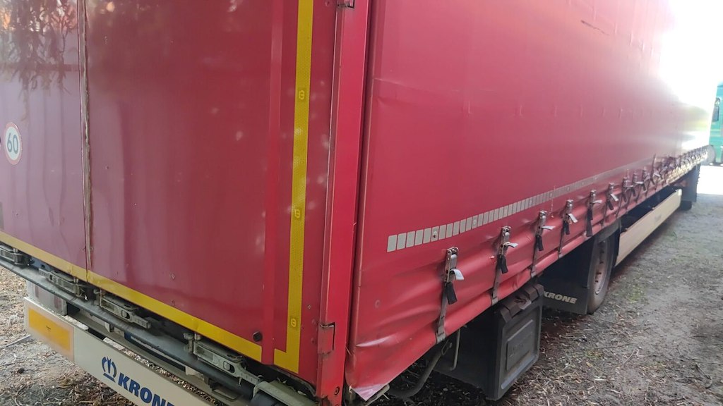 Krone SE Curtain Side Tarpaulin 1 Axle Semi-Trailer poluprikolica sa kliznom ceradom