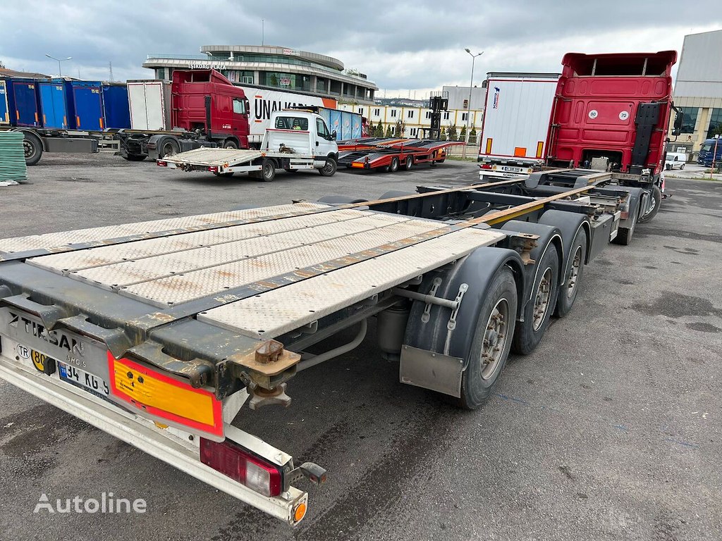 Kässbohrer 40 x20+20 flexitrailer container poluprikolica za prevoz kontejnera