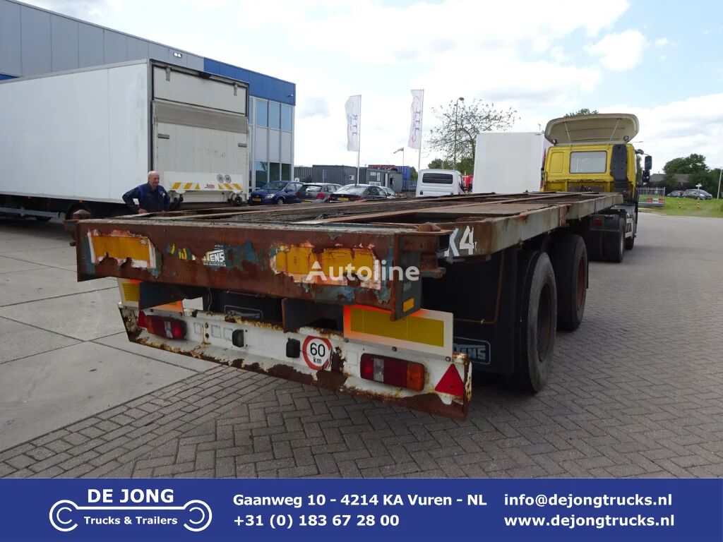 Pacton 40 FT Container Chassis / Steel Supsension / Double Air poluprikolica za prevoz kontejnera