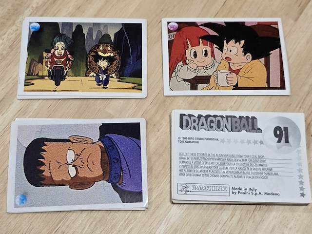 Sličice Dragonball Panini 1986 na komad