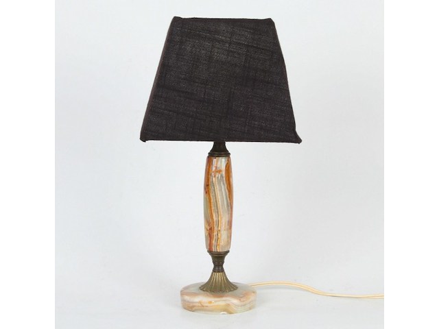 Vintage Onyx Stona Lampa 1960-te