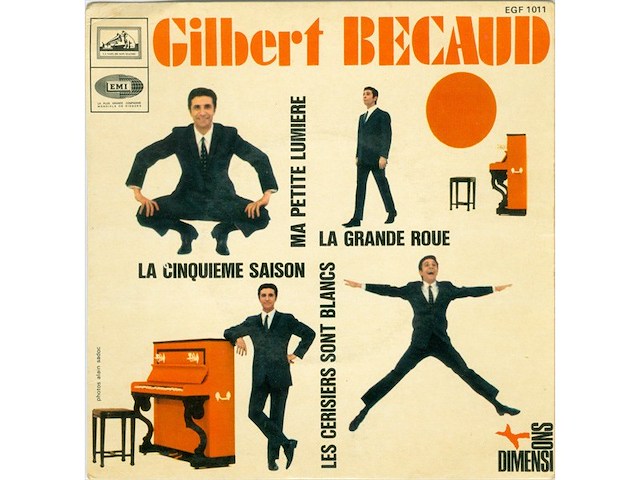 Gilbert Becaud* – La Grande Roue Vinyl, 7`, 45 RPM, EP