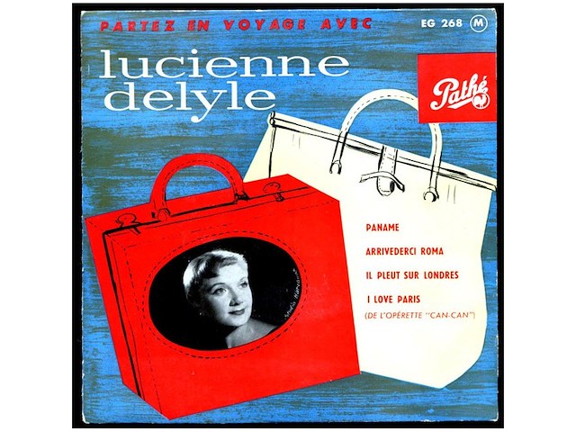 Lucienne Delyle – Paname Vinyl, 7`, 45 RPM, EP