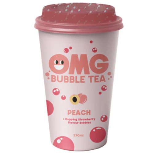 OMG Bubble Tea breskva sa jagoda bobicama 270ml