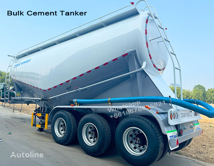Nova 35 Ton Bulk Cement Tranporters Tank Trailer for Sale in Saudi Ar cisterna za prevoz cementa