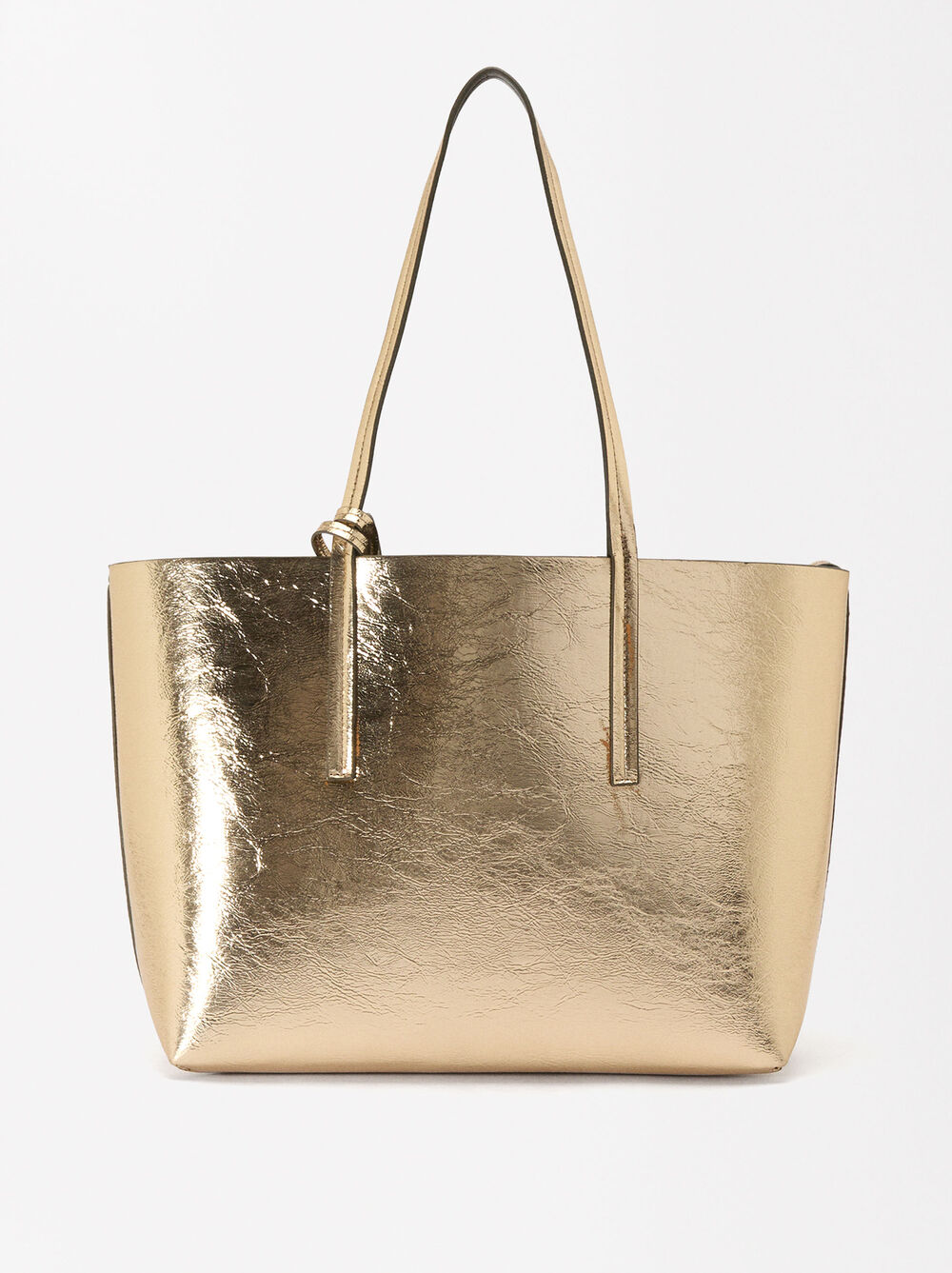 Online Exclusive - Reversible Metallic Shopper Bag