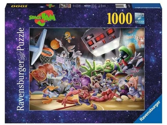 Ravensburger puzzle - slagalice - Space Jam- Finalno zakucavanje