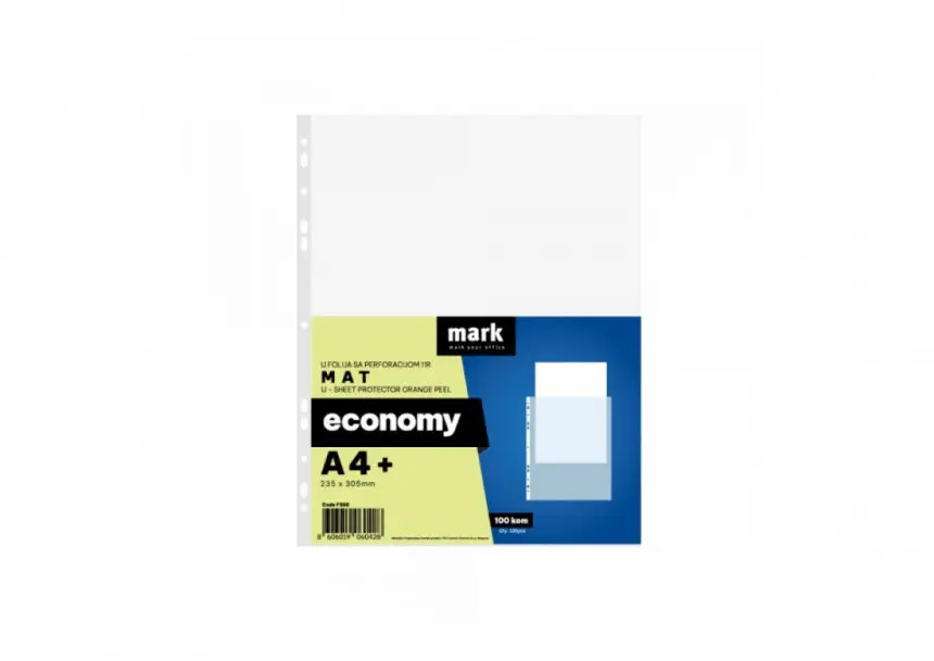 U folija economy mat 1/100 MARK A4+ 235x305mm