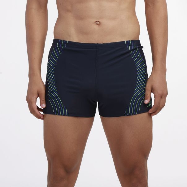 SPEEDO Kupaći tech prnt asht am navy/green M