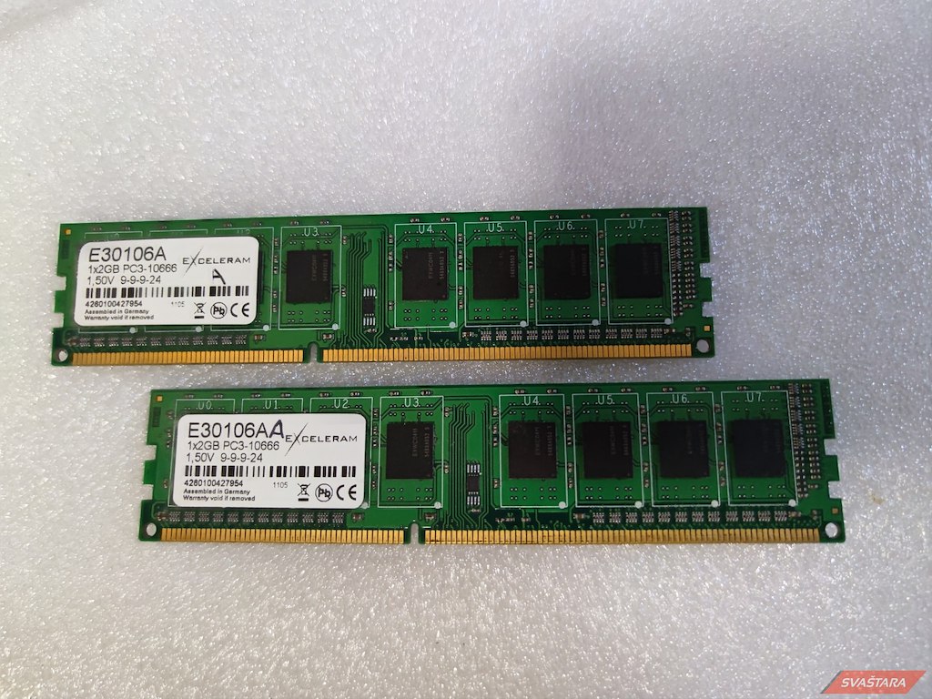 Memorija za PC - 2 x 2 GB DDR3