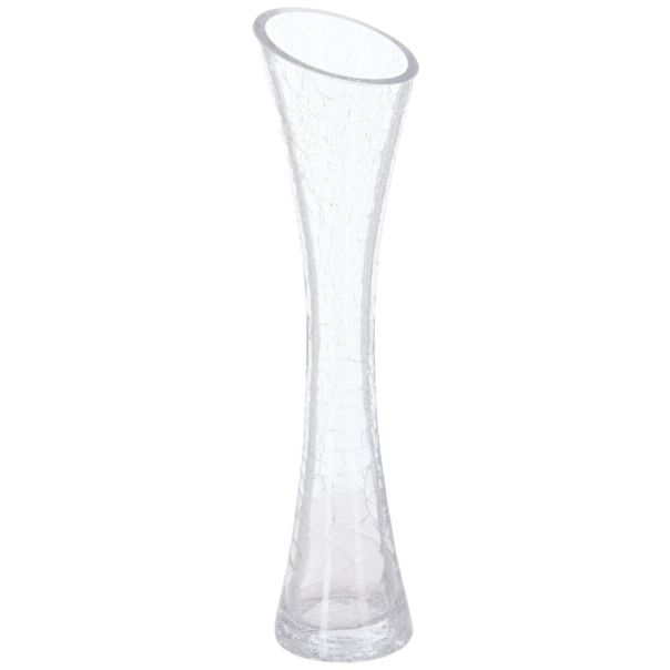 ATMOSPHERA Vaza 8x30cm staklo transparent