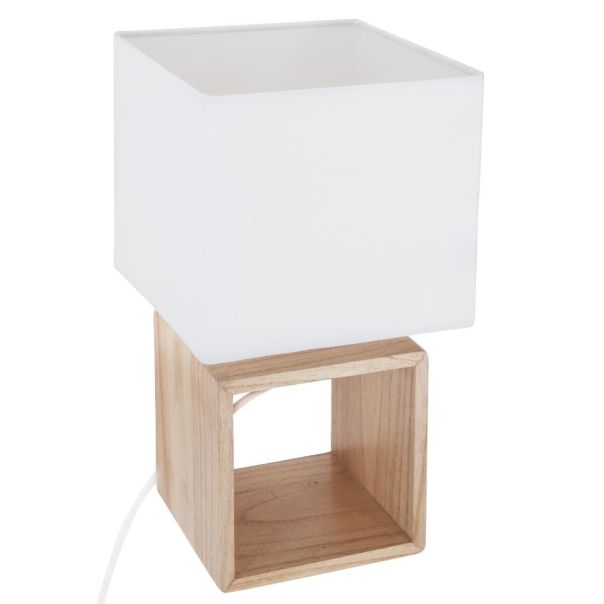 ATMOSPHERA Stona lampa Pojo 32x18x18cm bela