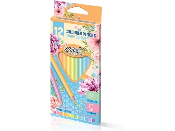 S-cool Drvene bojice Pastel 1/12/24 SC1284
