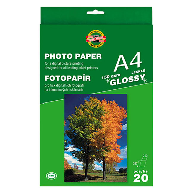 Foto papir gloss Kohinor 150g 20l