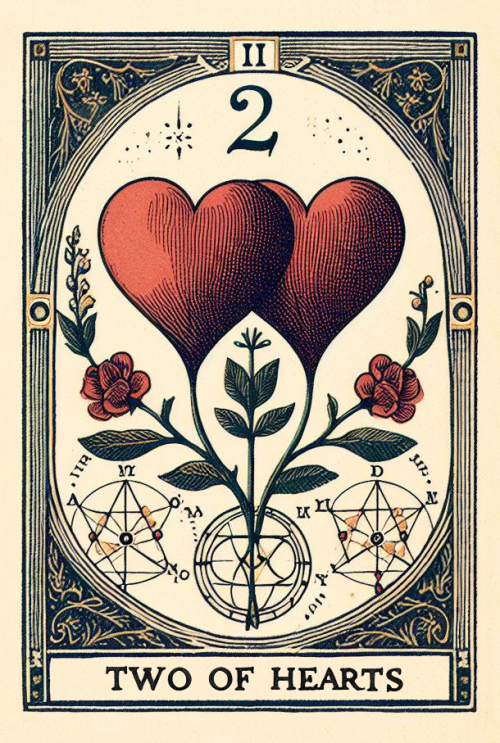 Dvojka herc - Two of hearts