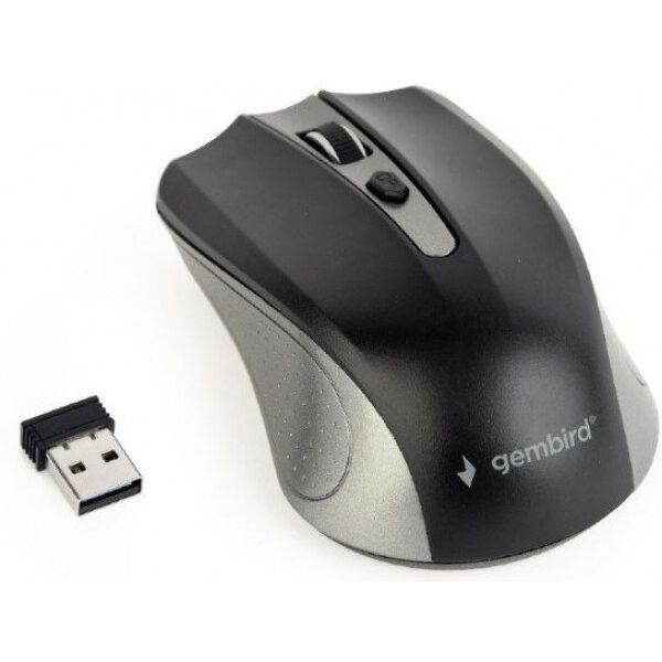 MUSW-4B-04-GB Gembird Bezicni mis 2,4GHz opticki USB 800-1600Dpi spacegrey/black 99mm