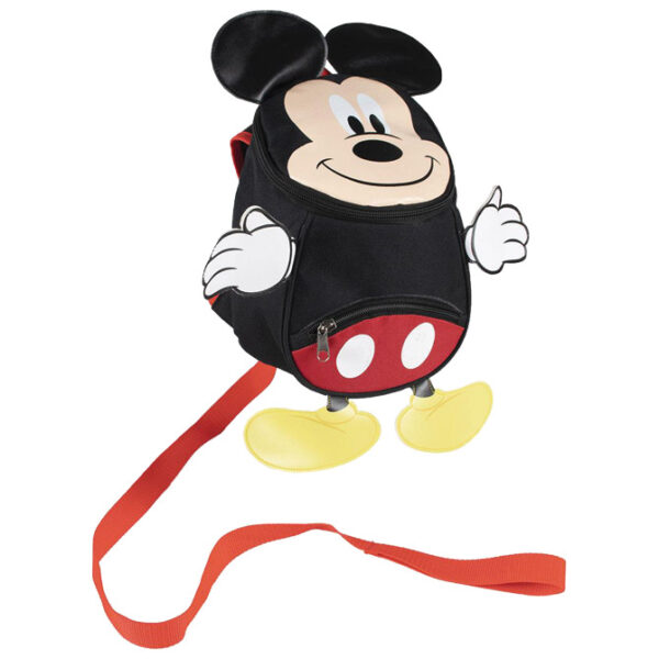 Ranac vrtićki sa kaišem 4D Mickey Cerda 2100003393 crno-crveni!!