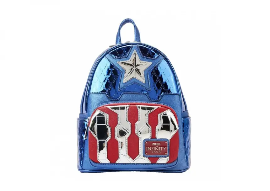 Marvel Shine Captain America Cosplay Mini Backpack