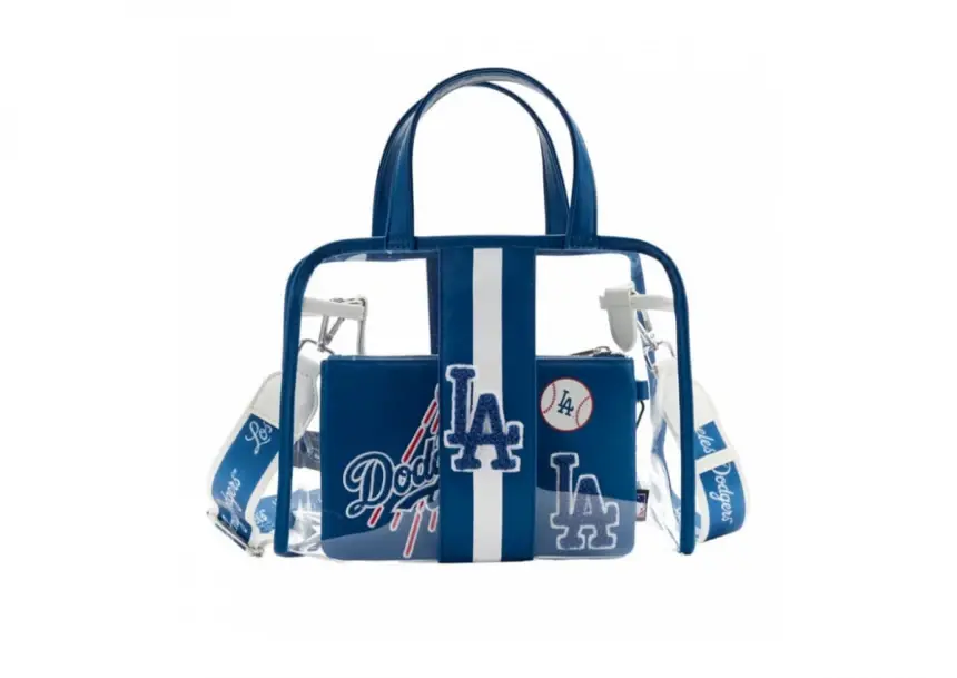 MLB LA Dodgers Stadium Crossbody Bag With Pouch