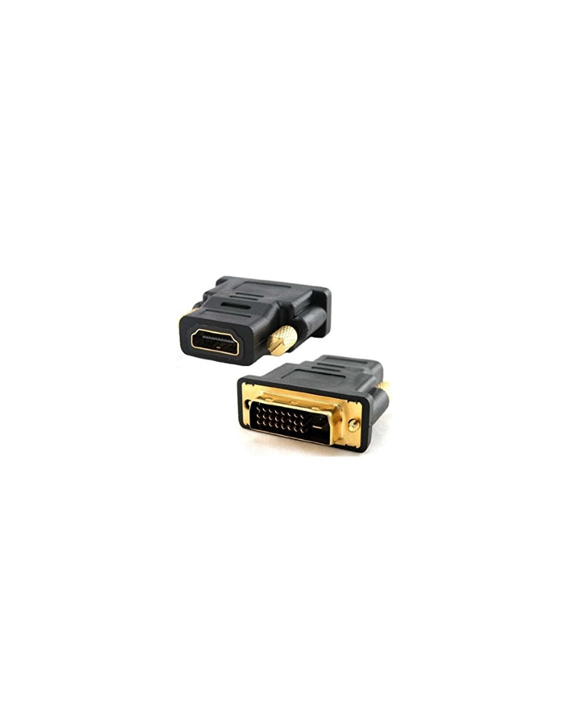 E-GREEN Adapter DVI-D Dual Link (M) - HDMI (F) crni