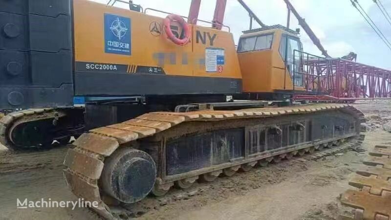 Sany use heavy crawler crane SCC8150 200T CRANE kran guseničar