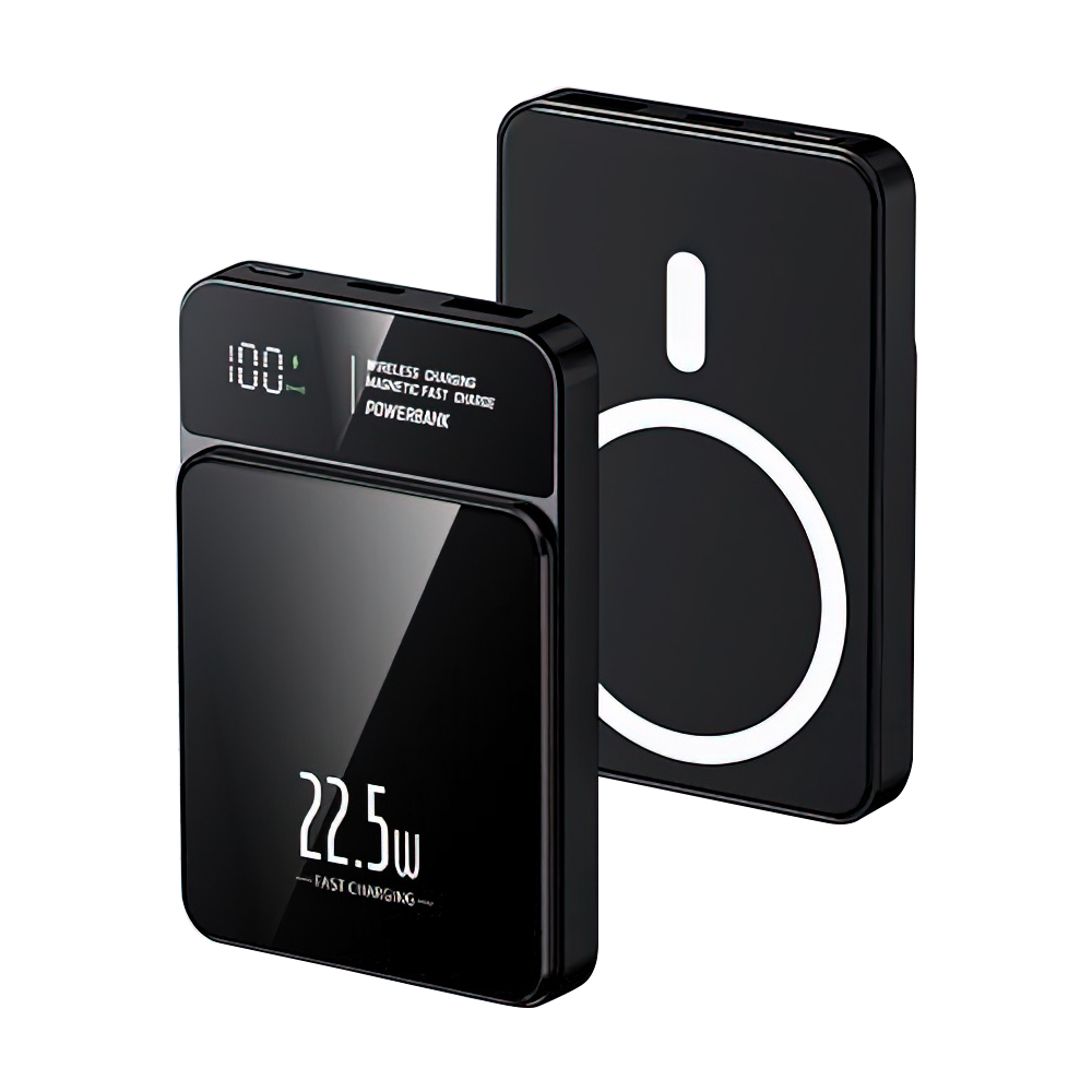 Univerzalna Back Up Baterija MagSafe M50 15W PD 20W+22.5W Fast 5000mAh crni (MS)