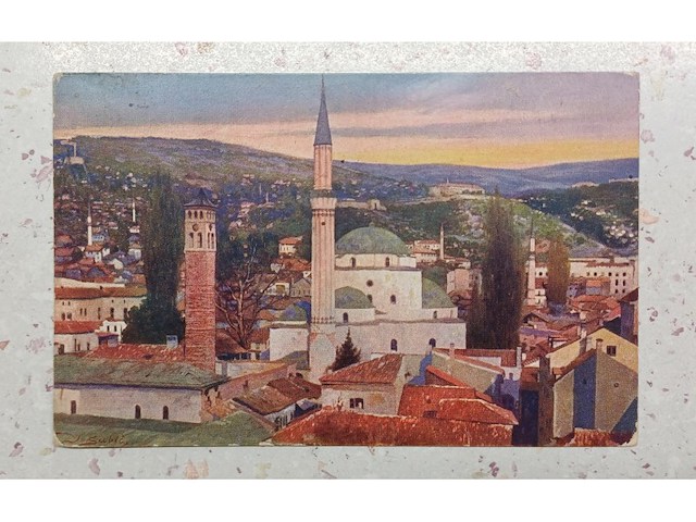 Sarajevo Begova Dzamija predratna(P1186)