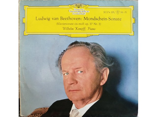 Ludwig van Beethoven, Wilhelm Kempff – Mondschein-Sonat