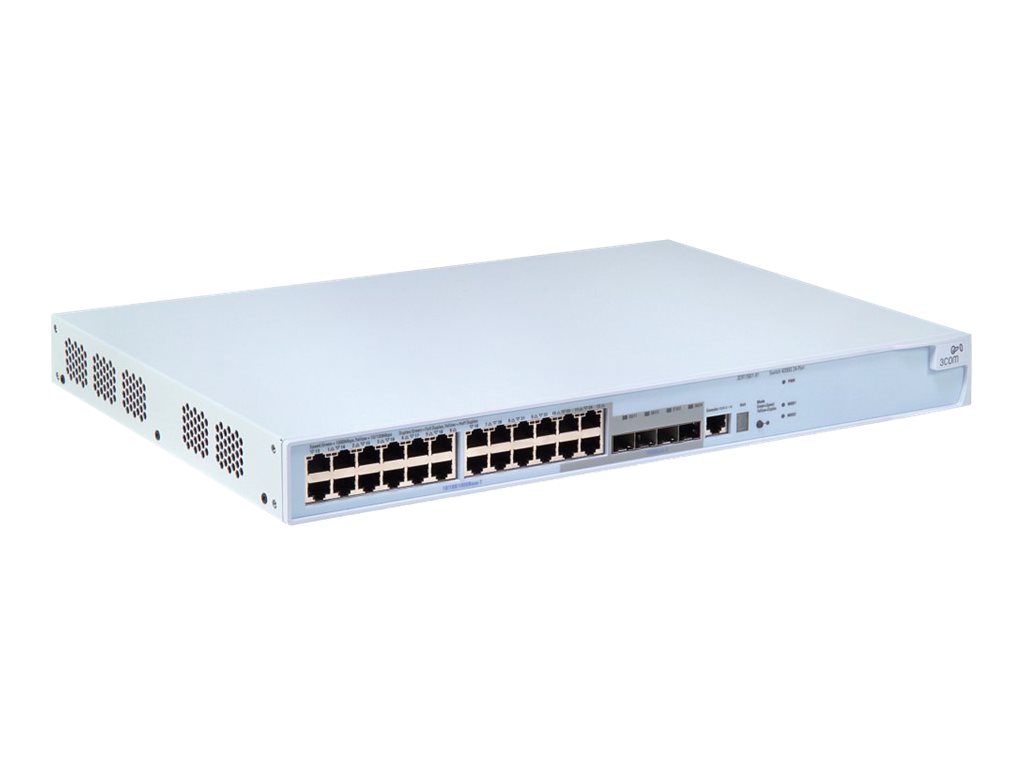 3Com Switch 4210G 24 x 10/100/1000 + 4 x dual SFP + 2 x 10G slot (3CRS42G-24-91)