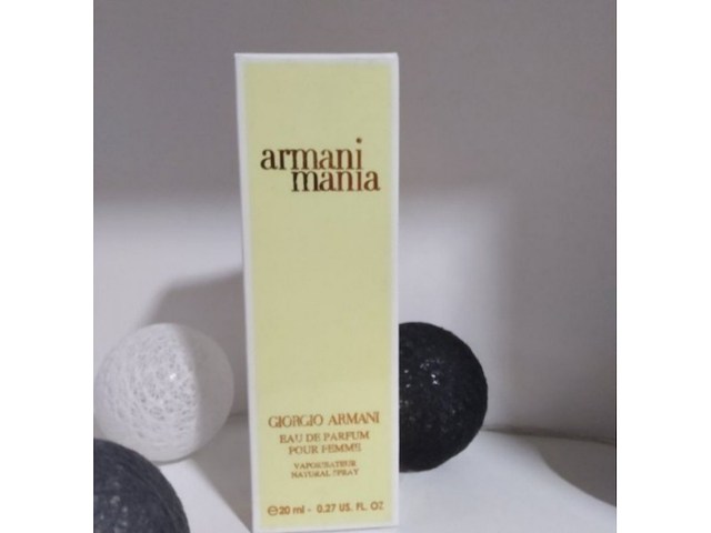 Armani Mania Giorgio Armani ženski parfem 20 ml