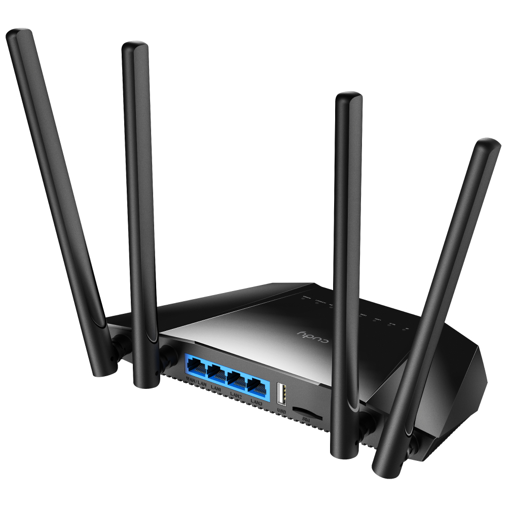 Cudy LT400 4G LTE VPN ruter sa modemom (SIM slot do 150Mb/s) WiFi N300Mb/s na 2.4GHz 802.11b/g/n, 3 LAN + WAN / LAN, VPN (PPTP, L2TP, OpenVPN, WireGuard), Advance Firewall, Router / AP modovi, QoS...