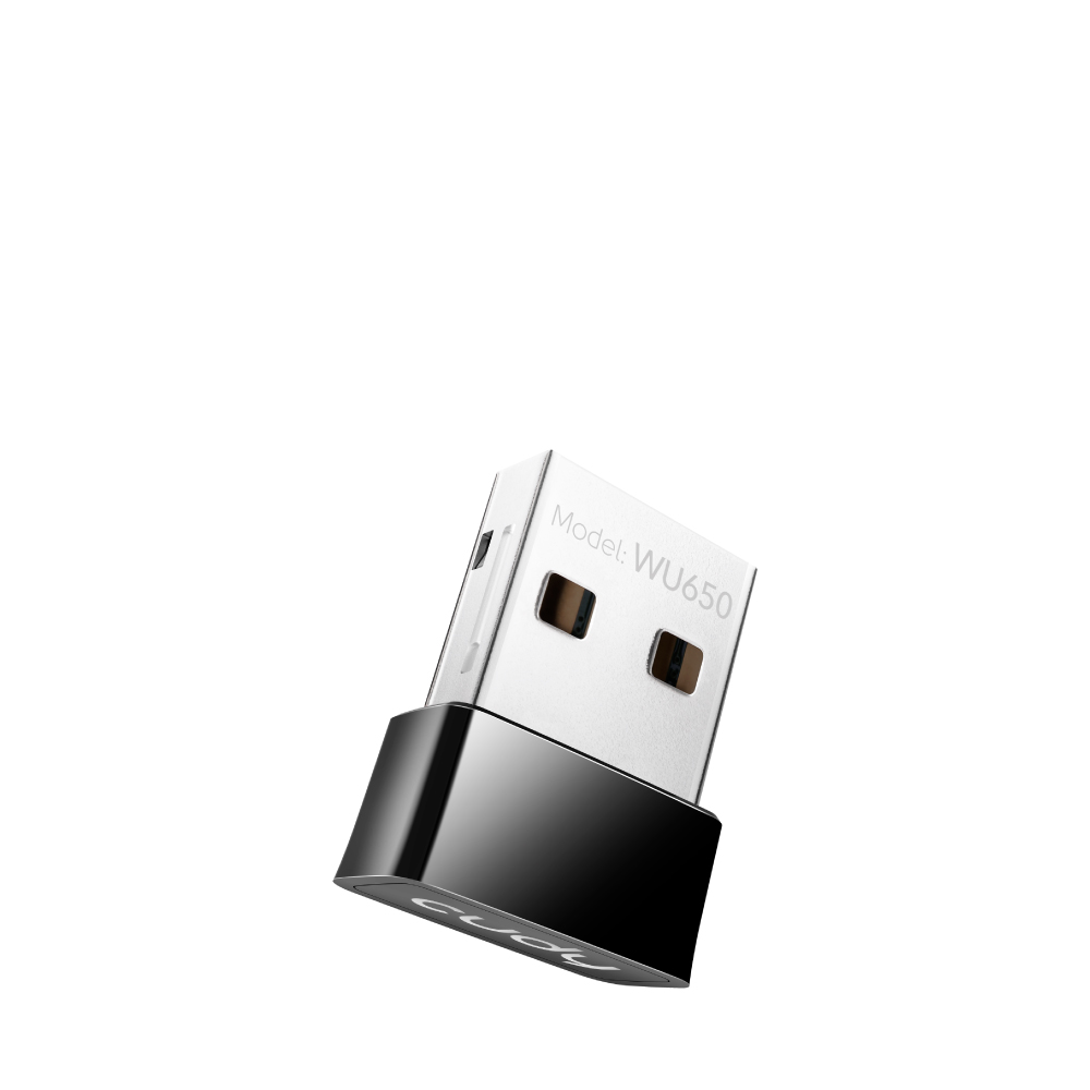 Cudy WU650 WiFi AC650Mb/s Nano USB adapter dual band 2.4GHz & 5GHz 802.11ac/a/b/g/n, Windows / MacOS drajveri, mini dimenzije 20x15x8mm, auto-install configuration-free, SoftAP mode