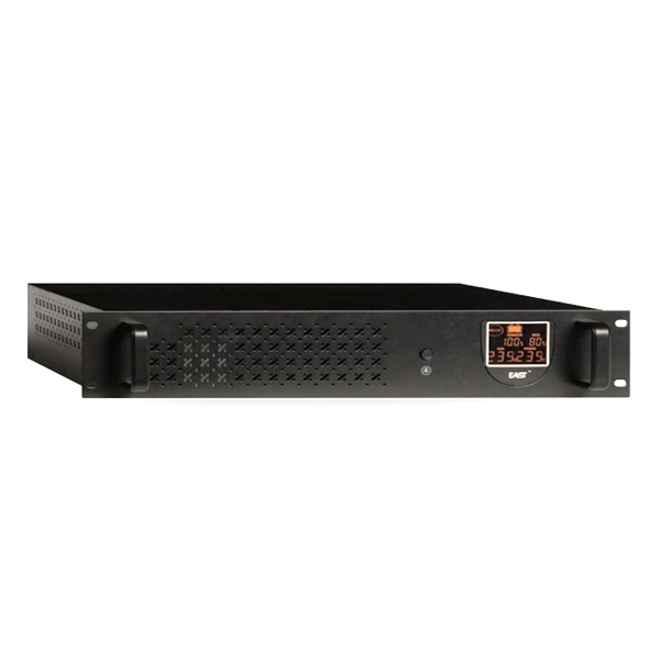 EAST 650VA/390W 19"/2U rack-mount (dubina samo 350mm) Line-interactive AVR UPS, LCD displej, cold start i auto-restart, zaštita od izobličenja i LV/OC baterija, 4 x IEC-C13 izlaz (EA265R)