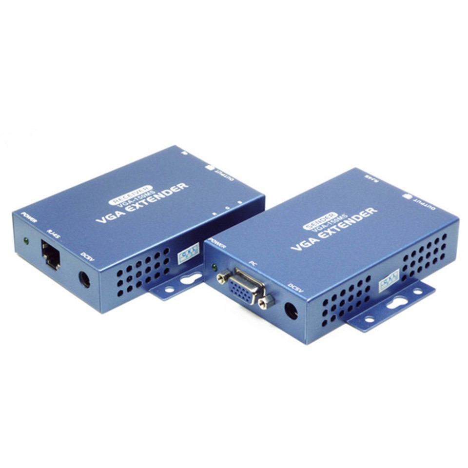 Extender VGA & Audio preko STP cat. 5e linije (do 150m)