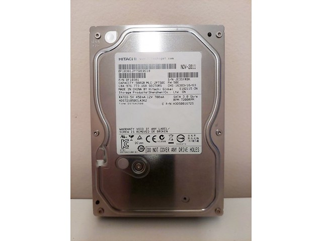 Hitachi hard disk 500Gb