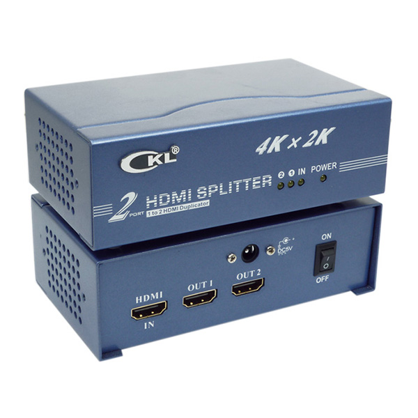 HDMI spliter CKL HD-9242 1-IN/2-OUT, 4K resolution, Fully HDMI 1.4 Compliant up to 1080p Full HDTV, support HDCP