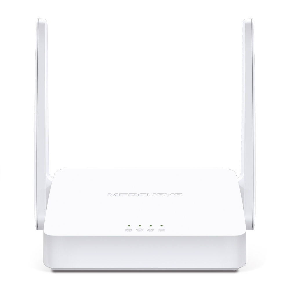 Mercusys MW302R N300Mb/s WiFi ruter 2.4GHz – Ethernet 10/100Mb/s 2 LAN + 1 WAN, Router / AP / Range Extender / WISP mode, roditeljska kontrola, 2 antene, ISP preset