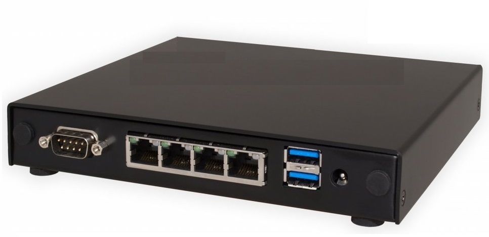 pfSense based gigabit 4 LAN / WAN firewall VPN APU4 ruter 120GB SSD - UTM, IDS/IPS, anti-virus, L7 application & web filter, load balancing, traffic shaping, proxy, DRAM 4GB ECC, AMD CPU AES-NI qu...