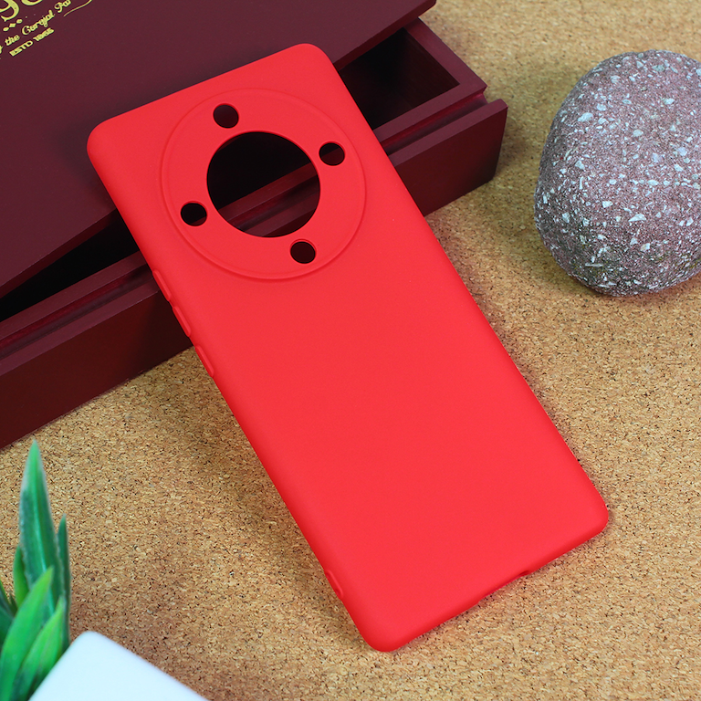 Zastitna maska (futrola) Teracell Giulietta - Huawei Honor Magic 5 Lite mat crvena
