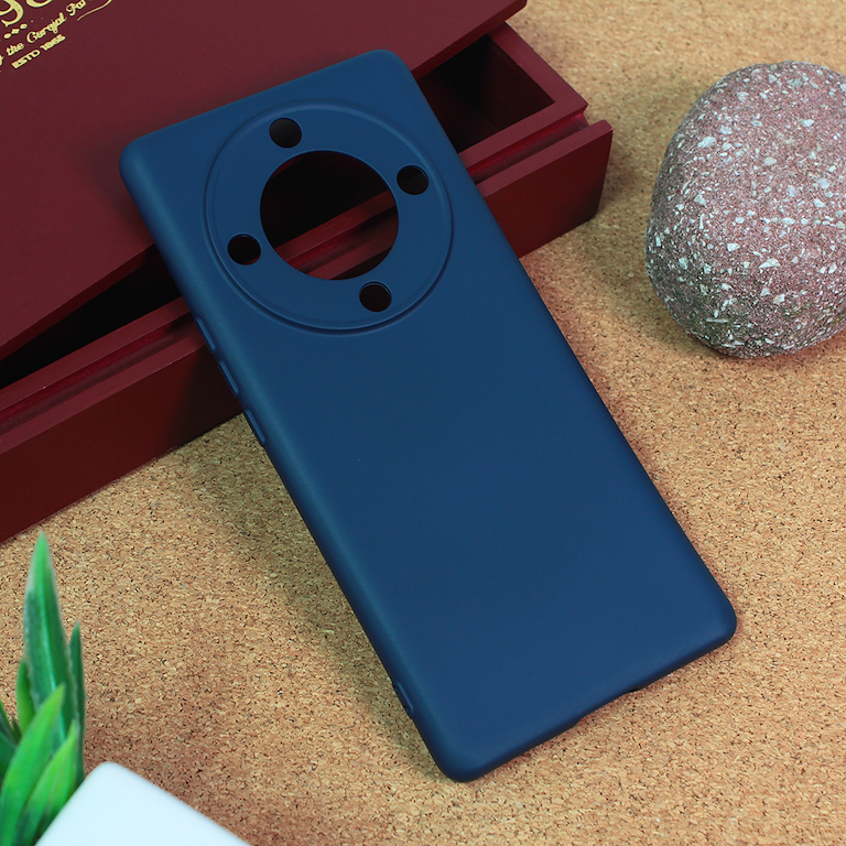 Zastitna maska (futrola) Teracell Giulietta - Huawei Honor Magic 5 Lite mat tamno plava