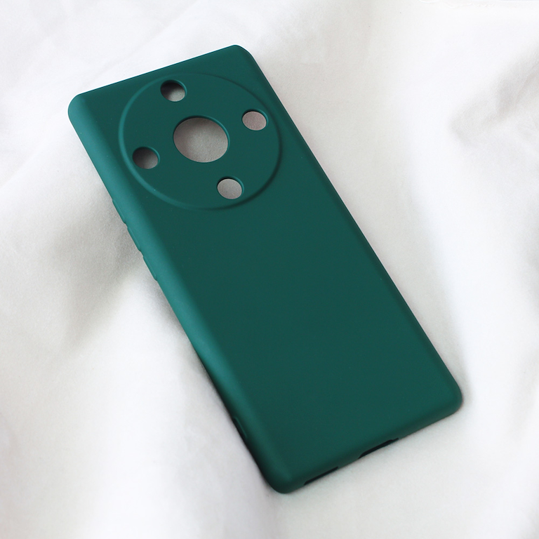 Zastitna maska (futrola) Teracell Soft Velvet - Huawei Honor Magic 5 Lite tamno zelena