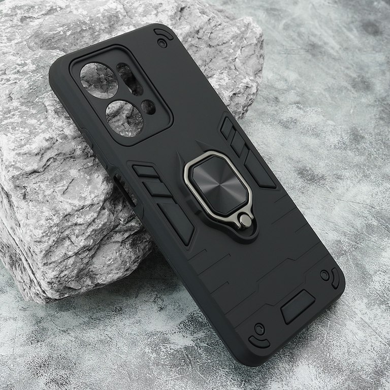 Zastitna maska (futrola) Square ring - Huawei Honor X7a crna (MS)