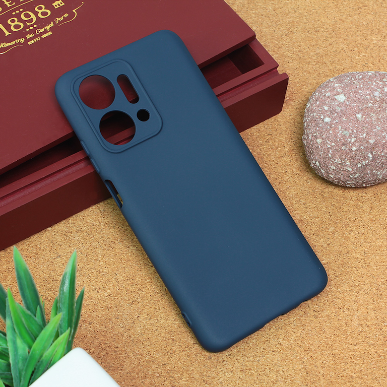 Zastitna maska (futrola) Teracell Giulietta - Huawei Honor X7a mat tamno plava